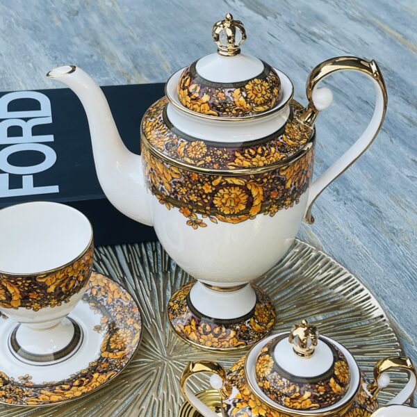 Golden Elegance Versace-inspired Tea Affair (24 piece tea set for six)